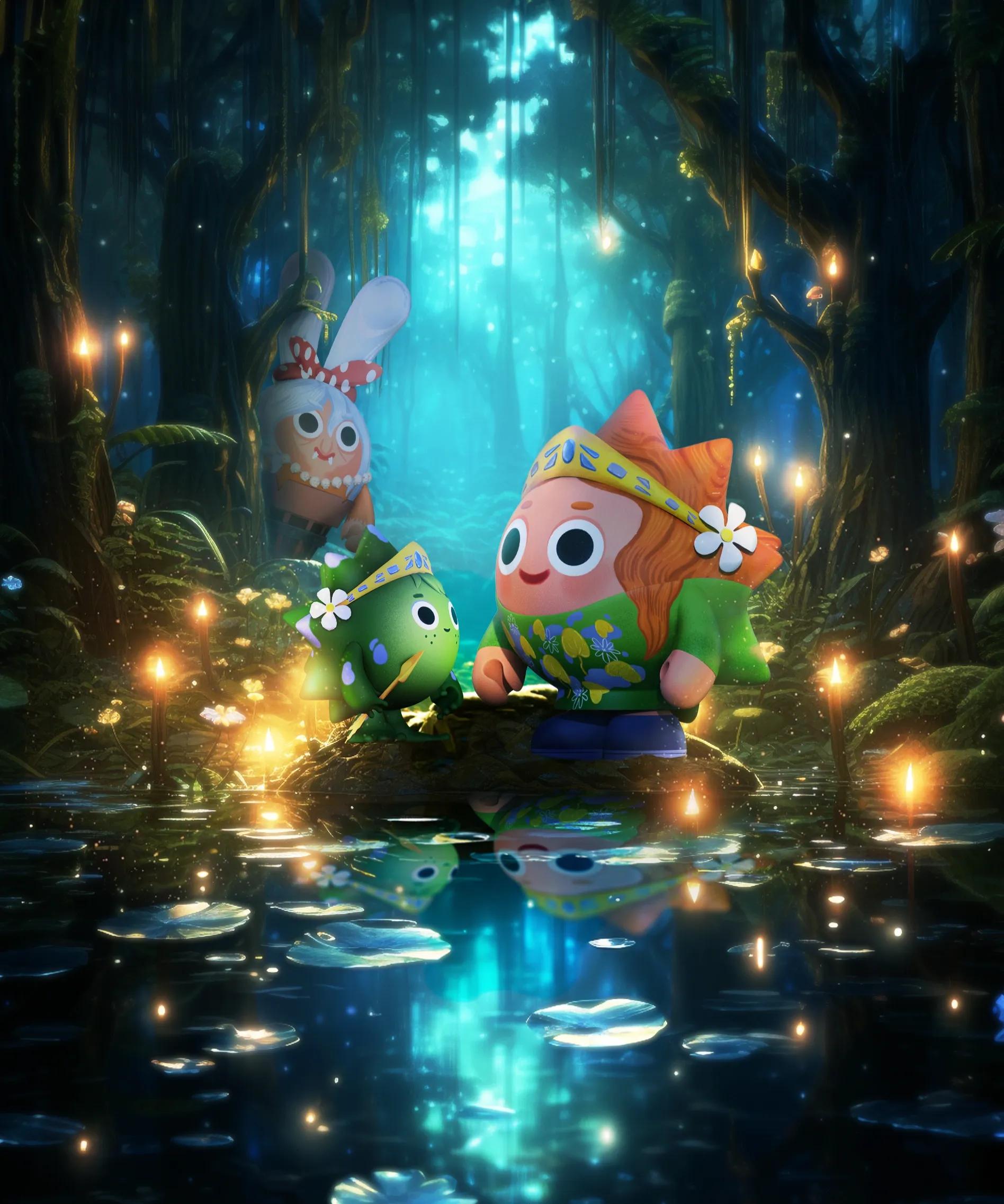 The Frog Princess by | Collectible designer toys at R.Toys