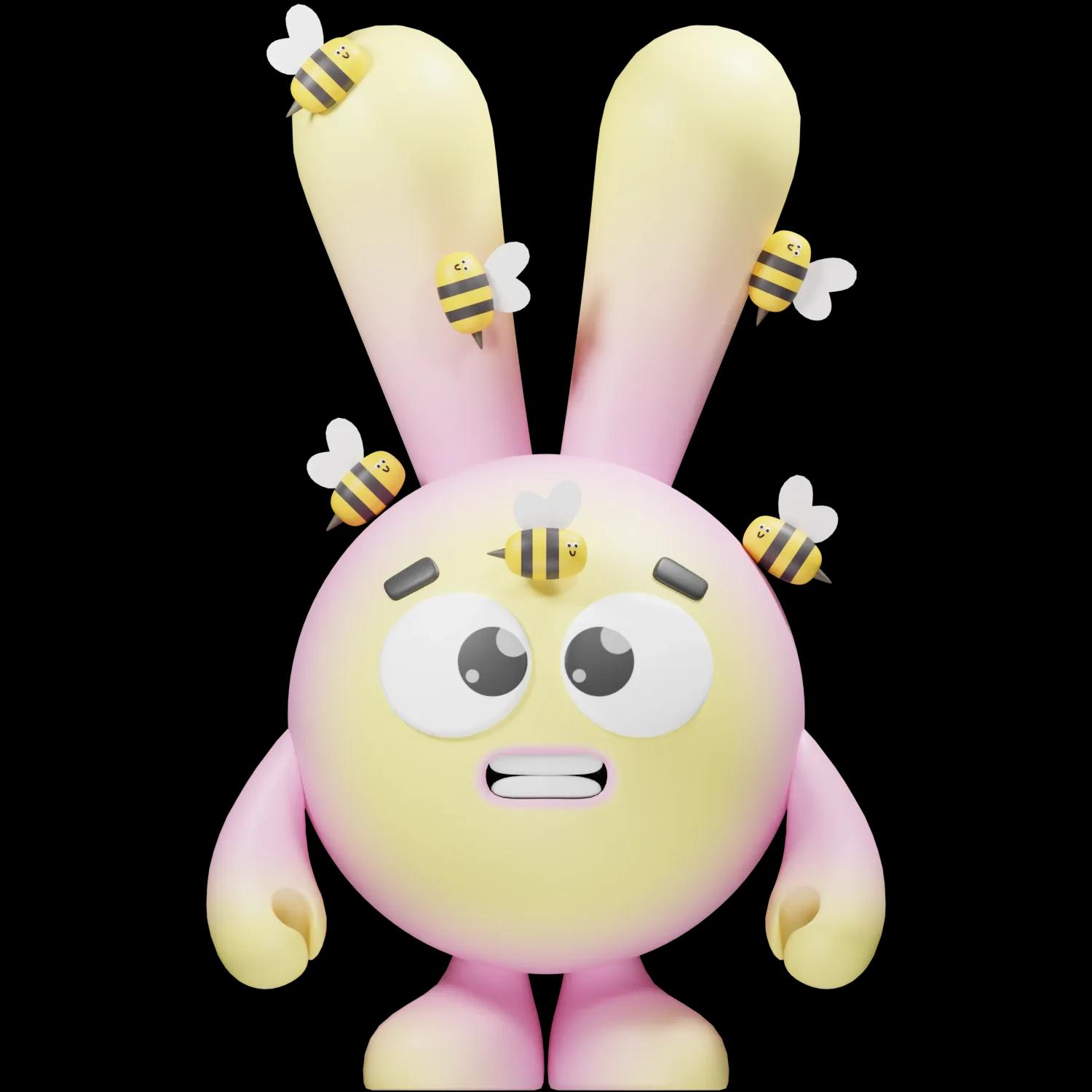 Buzz Bunny by | Collectible designer toys at R.Toys