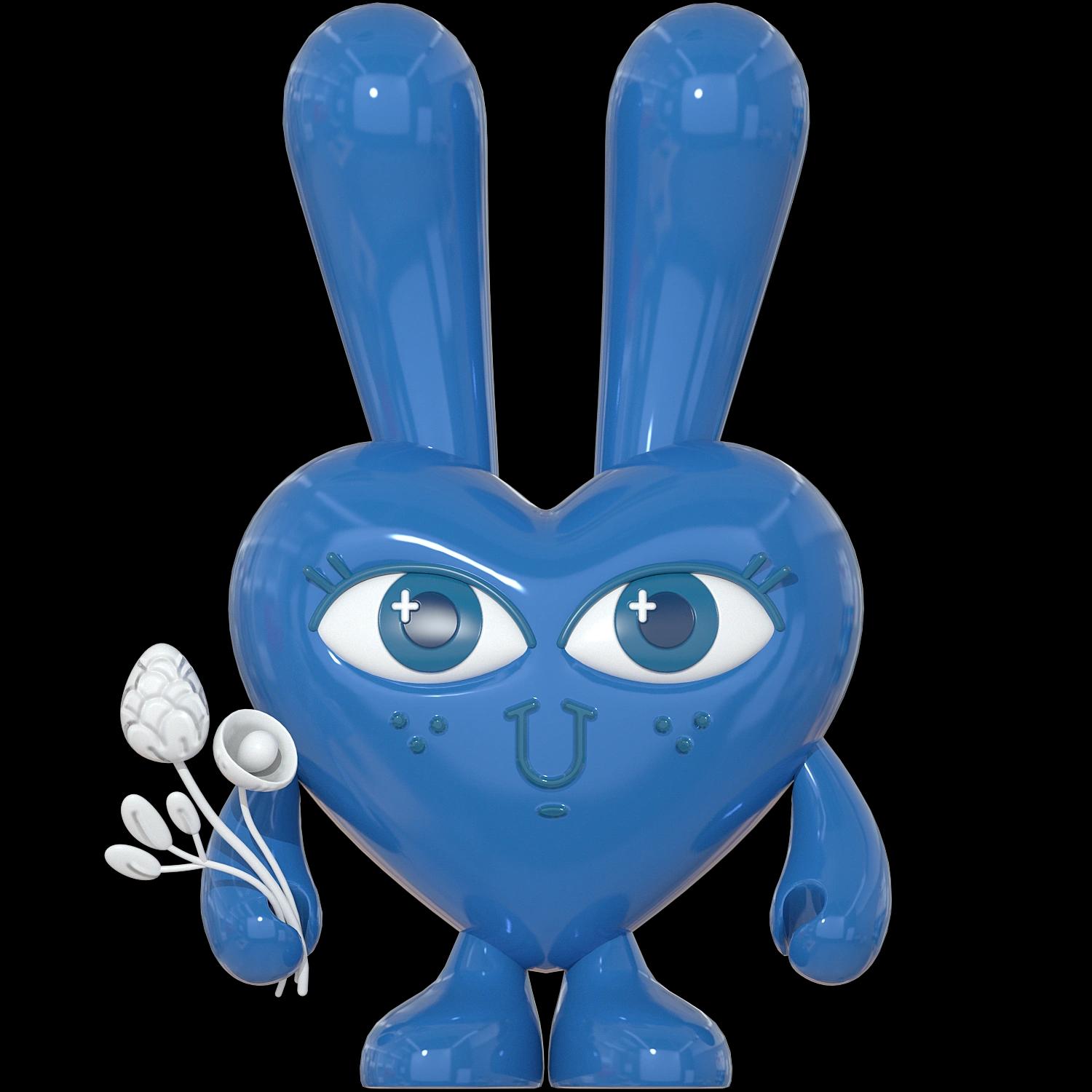 Azure Heart by | Collectible designer toys at R.Toys