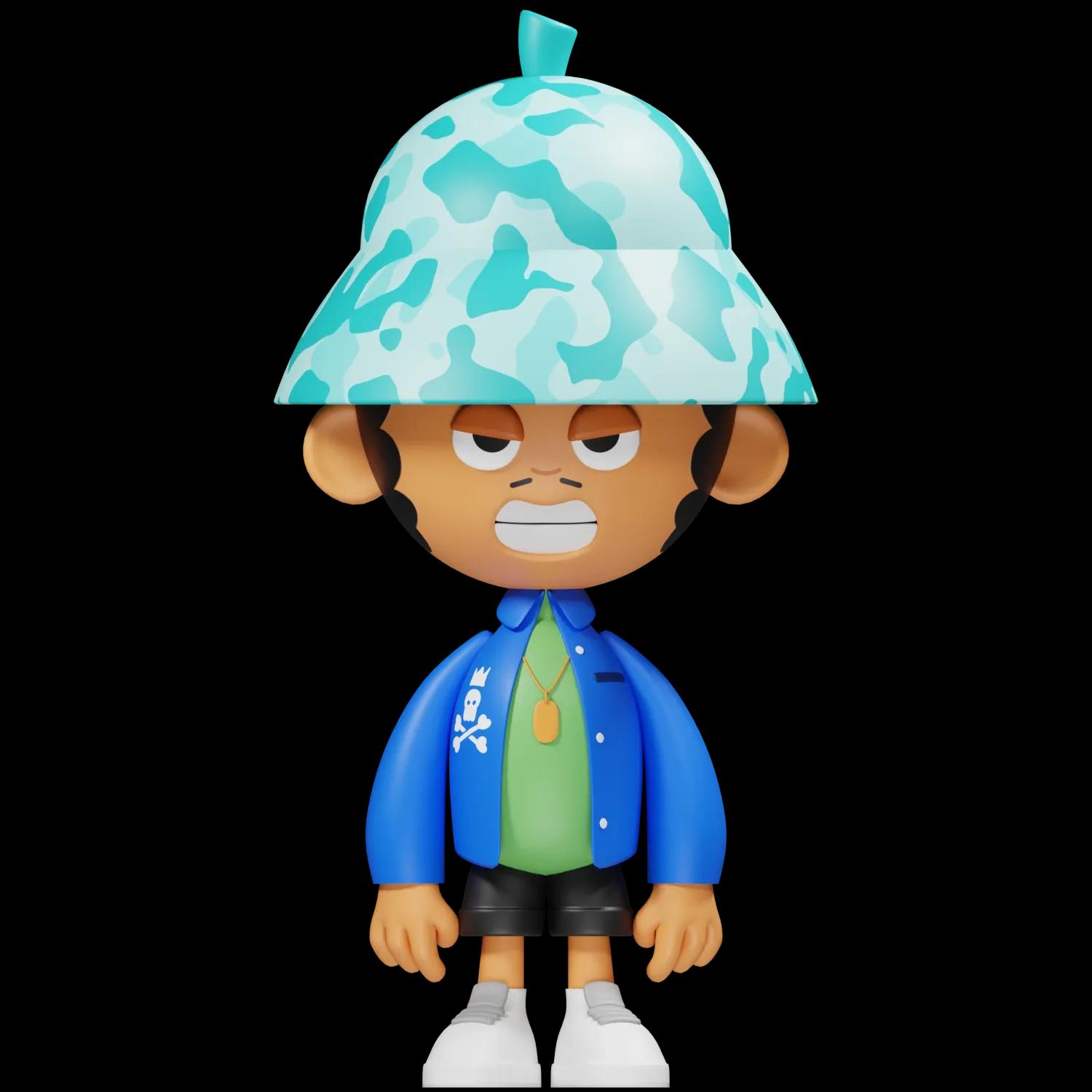 Bucket Bandit by | Collectible designer toys at R.Toys