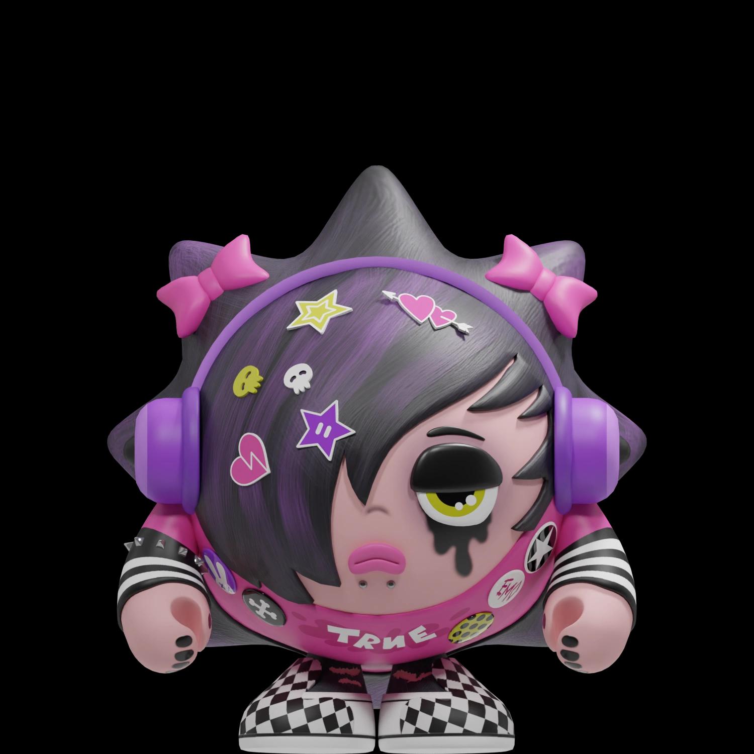 Emo Blake by | Collectible designer toys at R.Toys