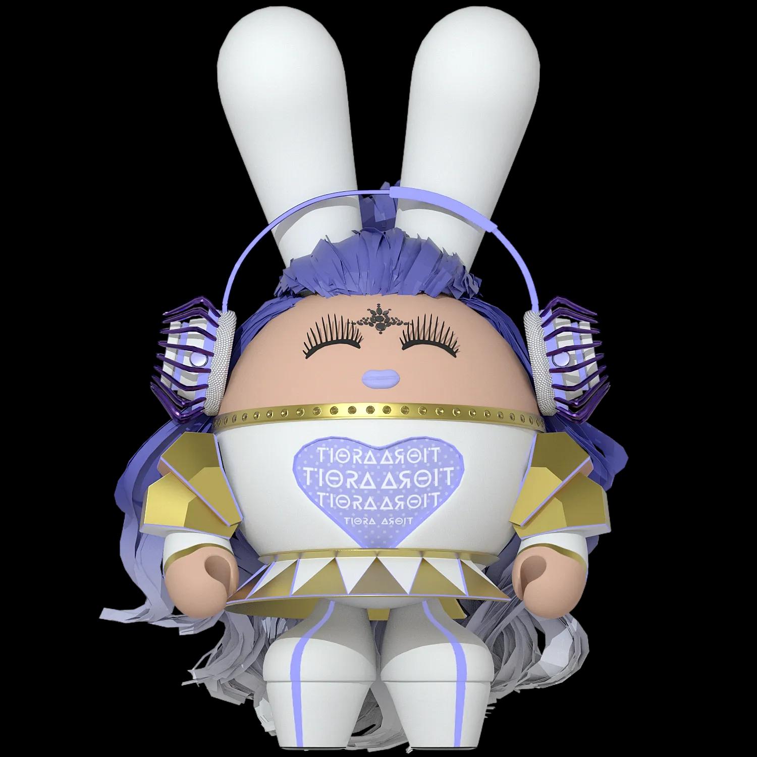 TIORA VYNIL Violet by | Collectible designer toys at R.Toys