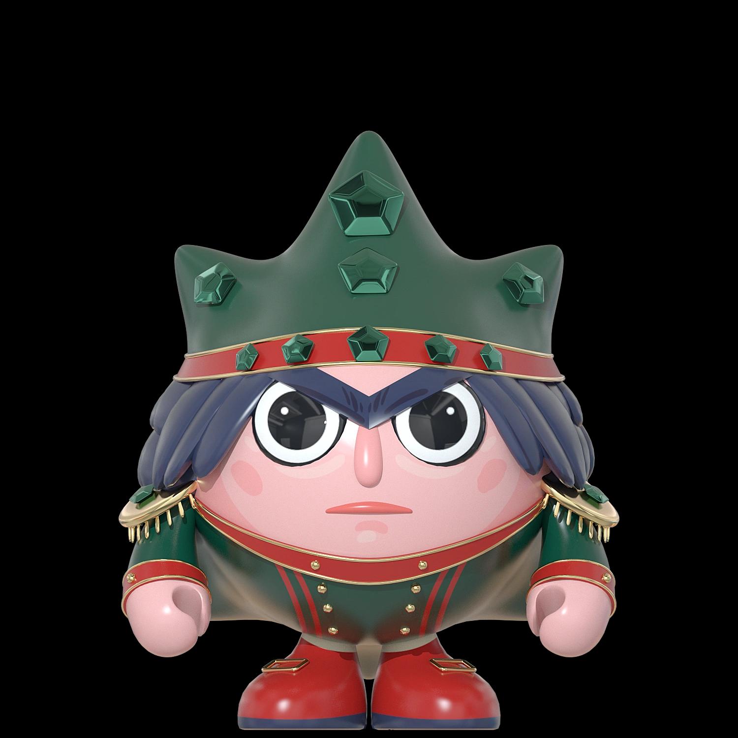 The Emerald Wizard by | Collectible designer toys at R.Toys