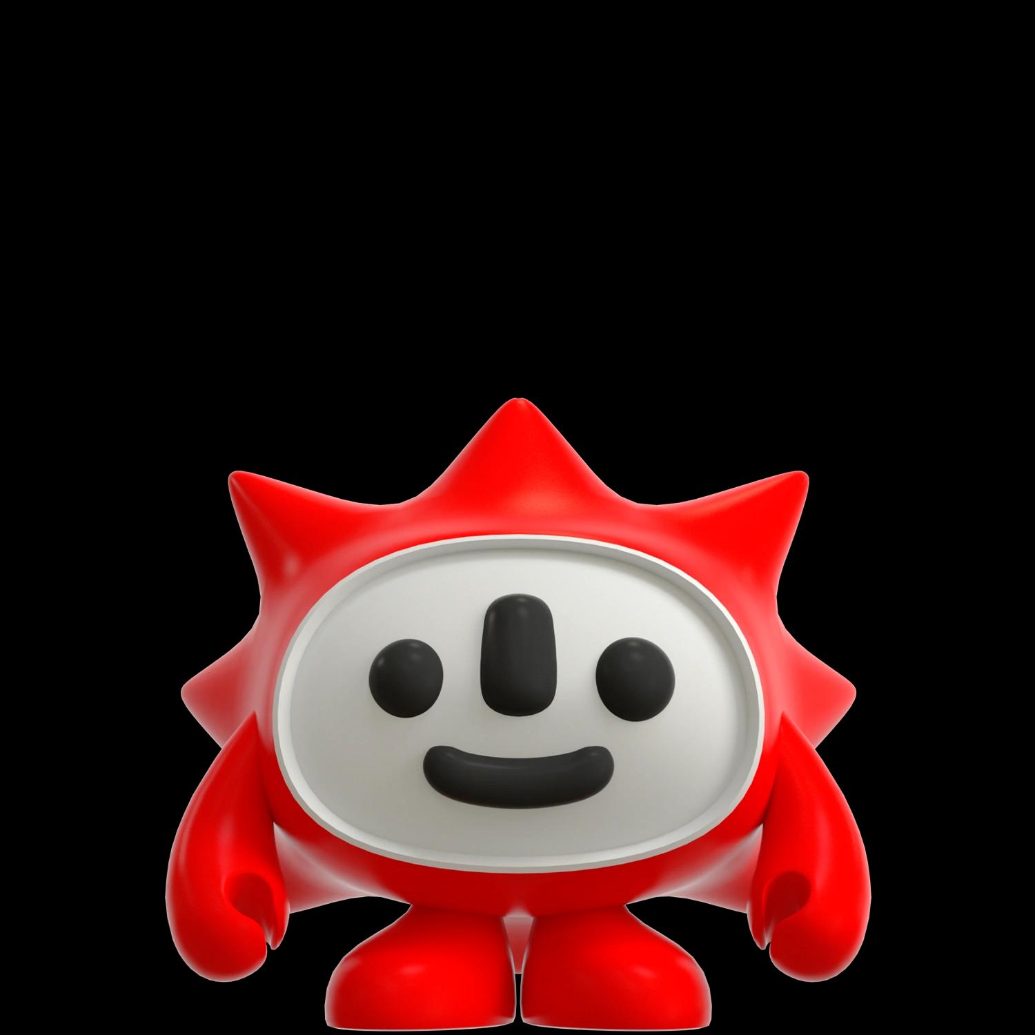 Tiny Oishi Red by | Collectible designer toys at R.Toys