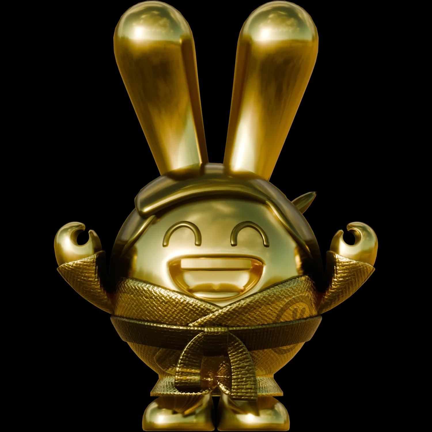 Turbo Tae Gold by | Collectible designer toys at R.Toys