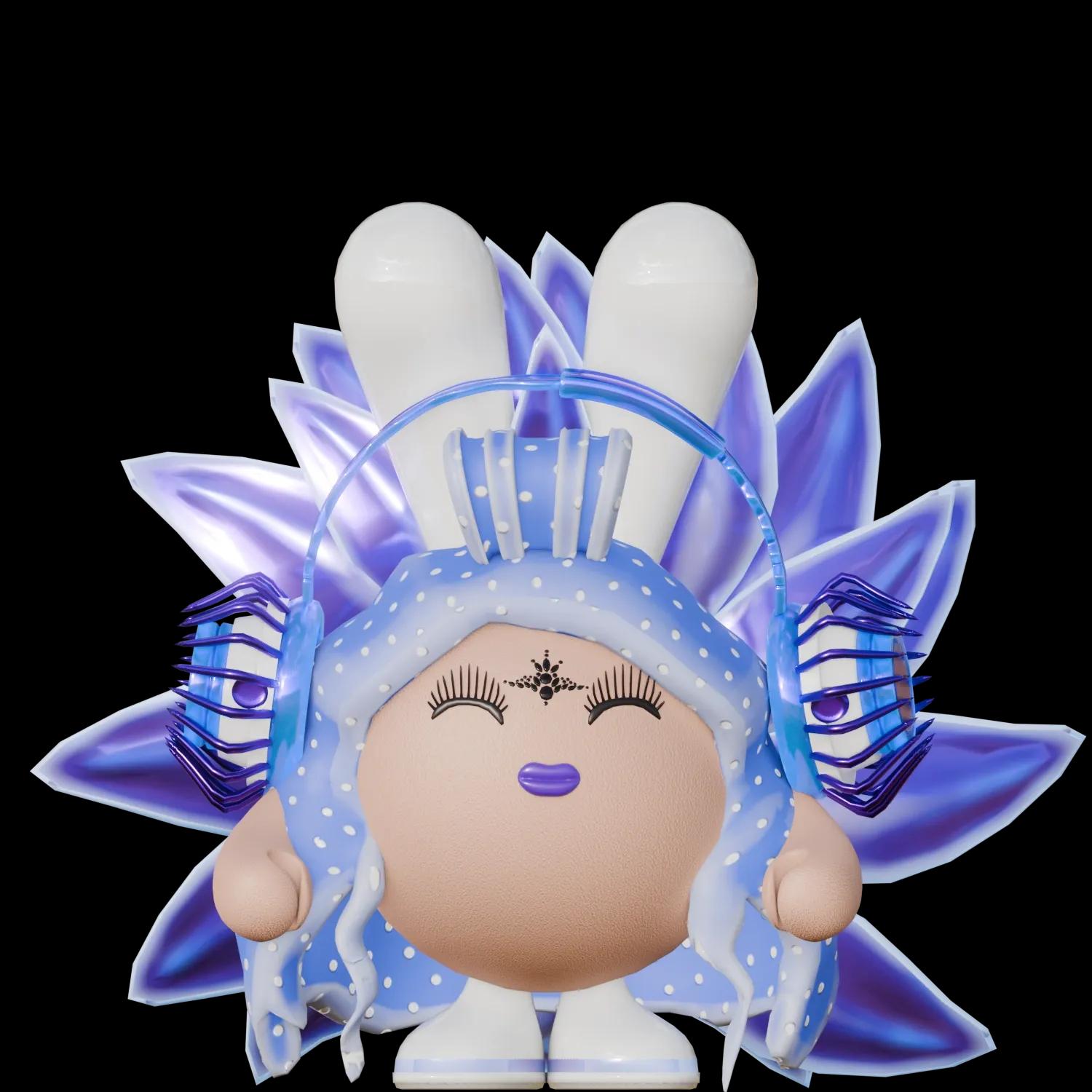 TIORA METAVERSE Violet by | Collectible designer toys at R.Toys